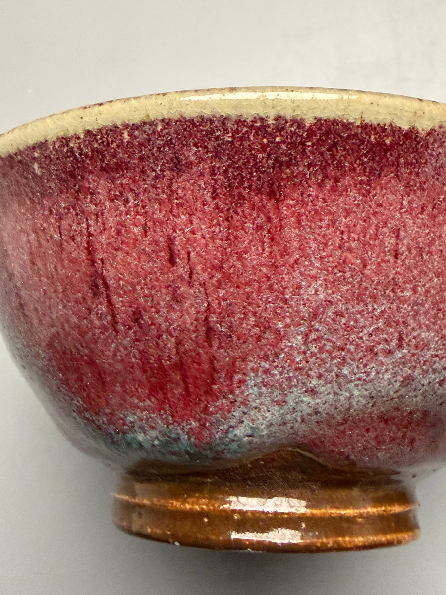 Small Contour Bowl #3 in Mulberry, 5"dia. (Ben Owen III) – Ben Owen Pottery