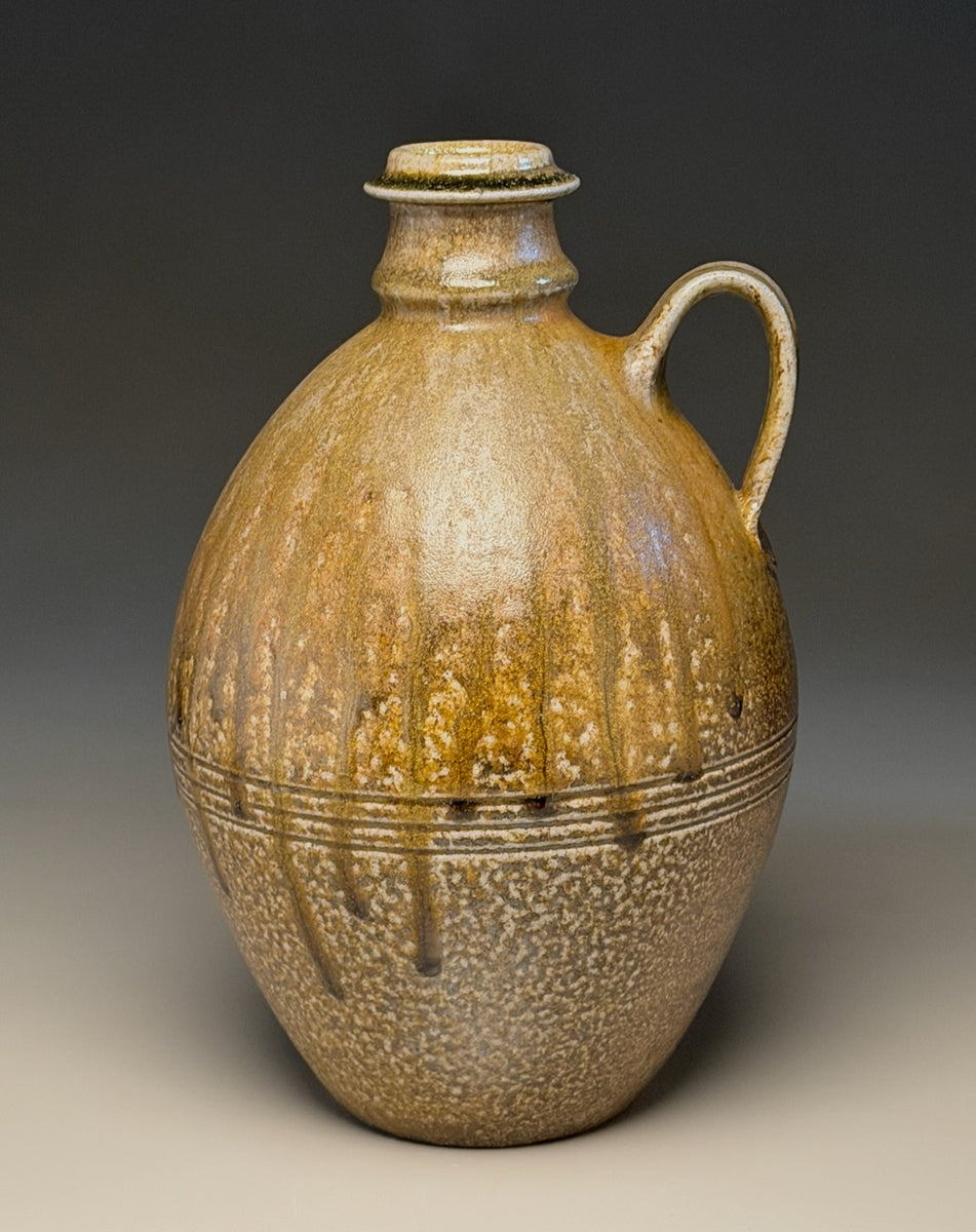 Ringed Jug in Salt and Ash Glazes, 11.75"h (Silas Bradley) – Ben Owen ...