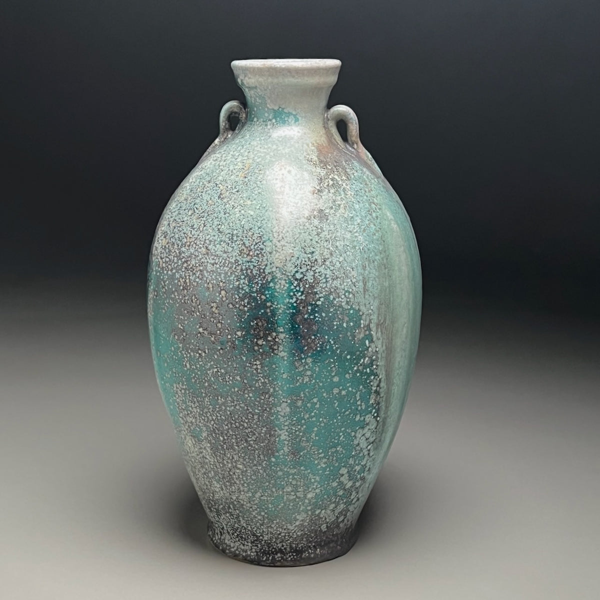 Ribbed Two-Handled Vase in Patina Green, 11.75"h (Ben Owen III) – Ben ...